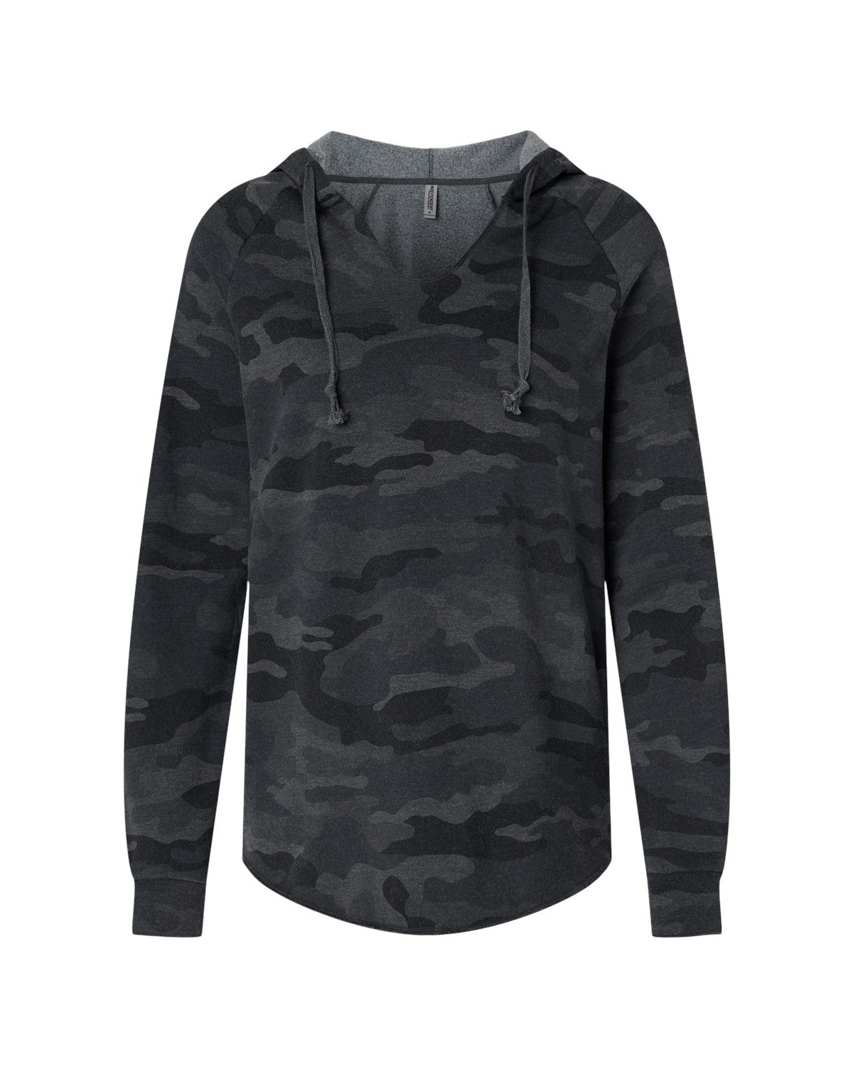 PRM2500 Women's Lightweight California Wave Wash Hooded Sweatshirt ...